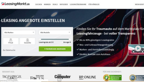 9000€ LeasingMarkt.de Gutschein im Februar 2021 | SPARWELT